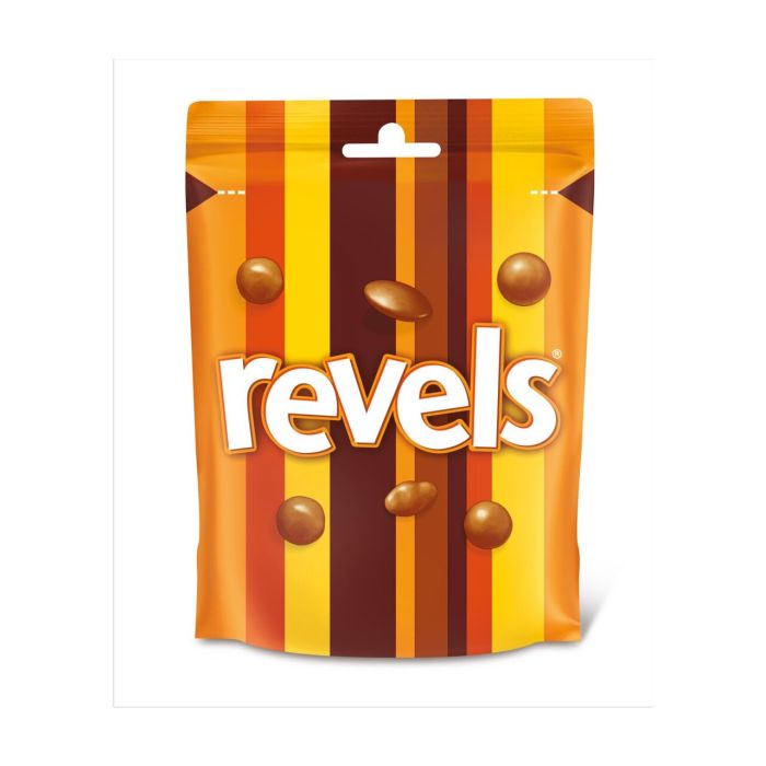 Revels Milk Chocolate with Raisins Bites Pouch Bag 112g