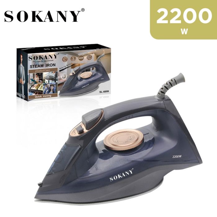 2200W Steam iron by Sokany