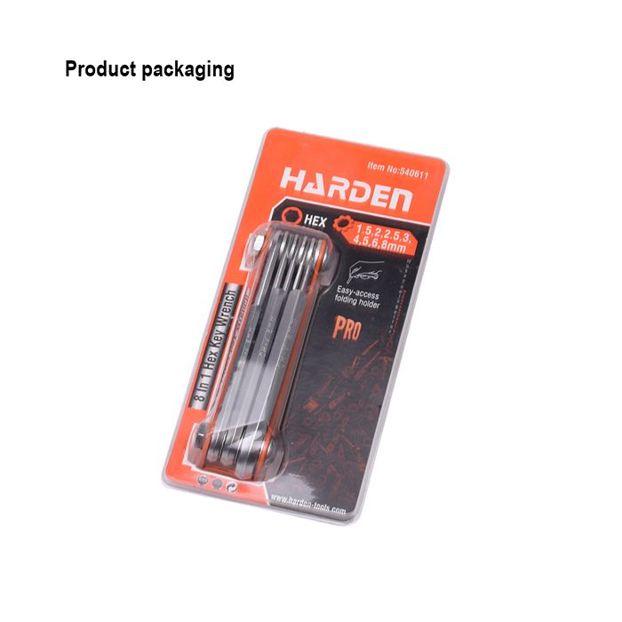 8-in-1 Professional Hex Key Wrench by Harden
