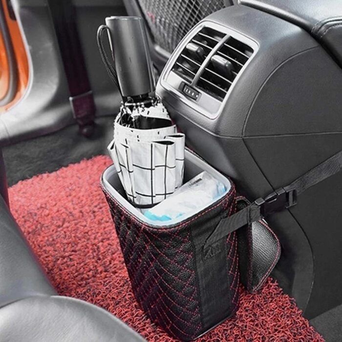 Cars Leather Trash Can