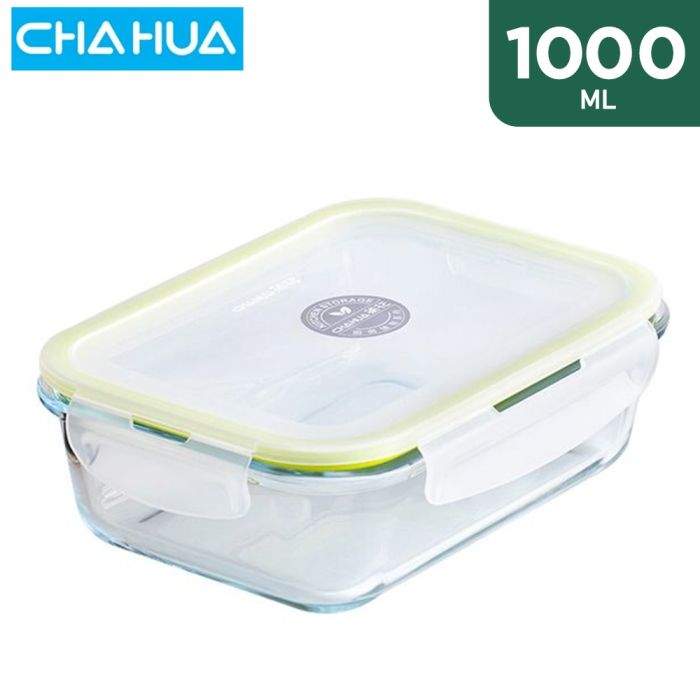 Chahua Borosilicate Leakproof Lunch Box (650ml or 1000ml)