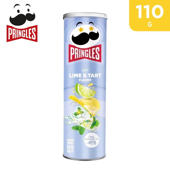 Chips Lime and Tart 110g by Pringles
