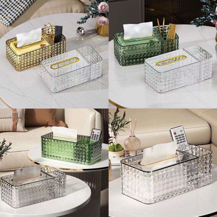 Desktop Square Tissue Box Cover