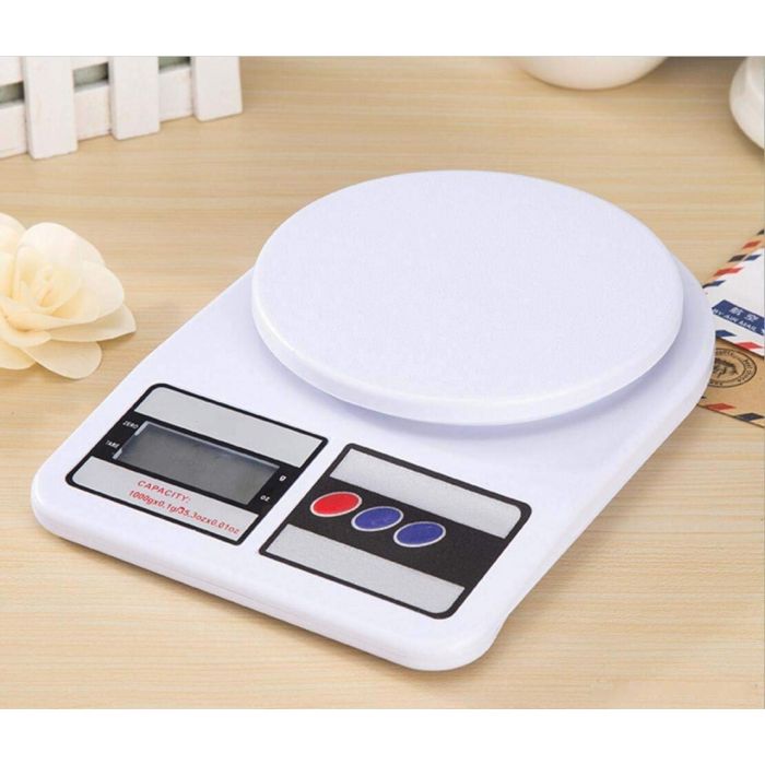 Digital Kitchen Scale - White by AIMZZ