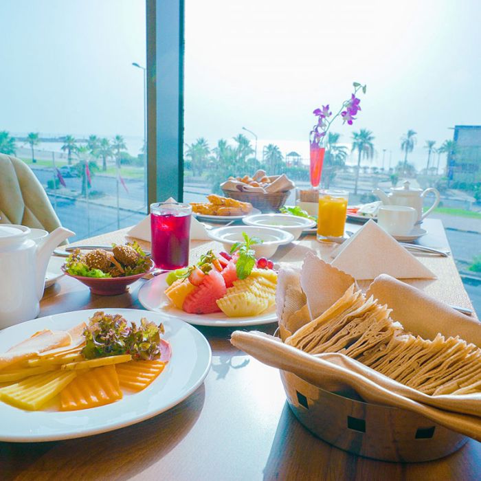 Enjoy a Breakfast Buffet with live cooking station at Grand Hotel Kuwait