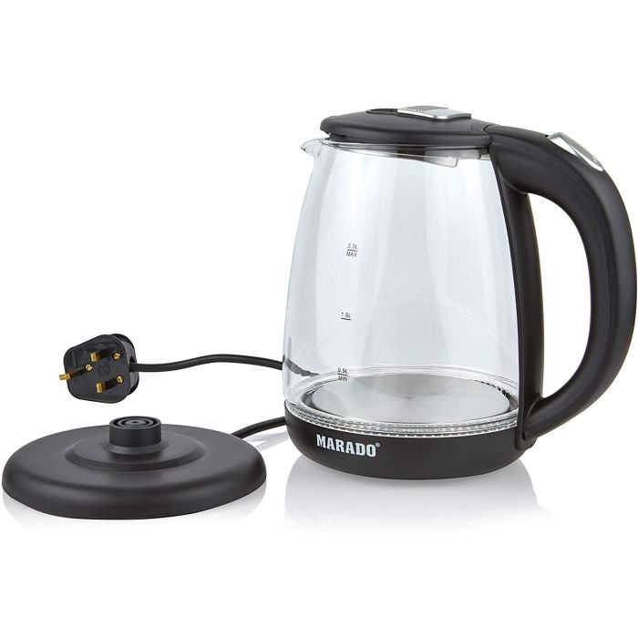 1500W 2L Electric Glass Kettle by Marado