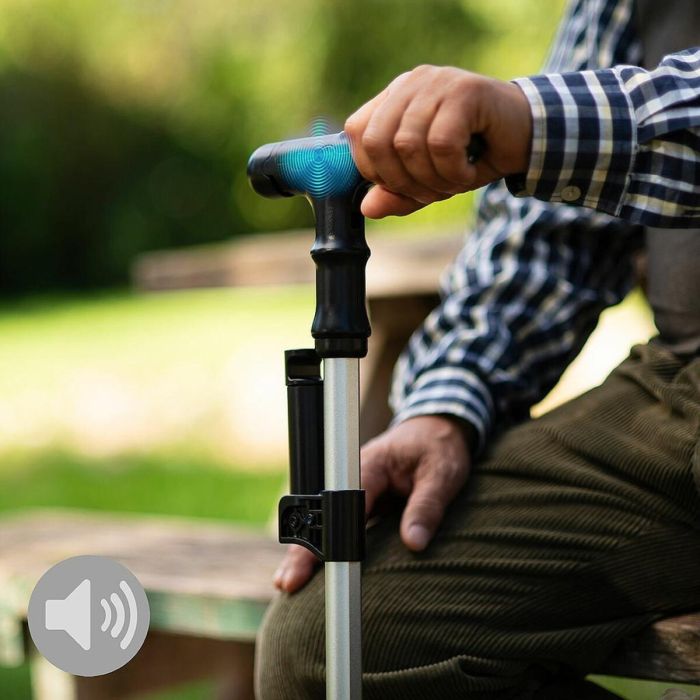 Extendable Walking Stick with LED, Alarm and Grabber Hannde by Innovagoods