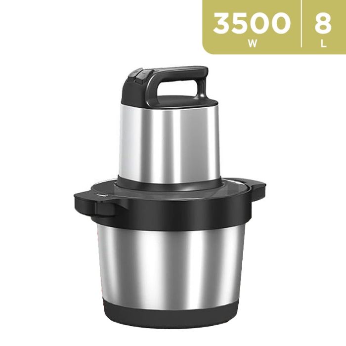Food Chopper 3500W Stainless Steel 8L