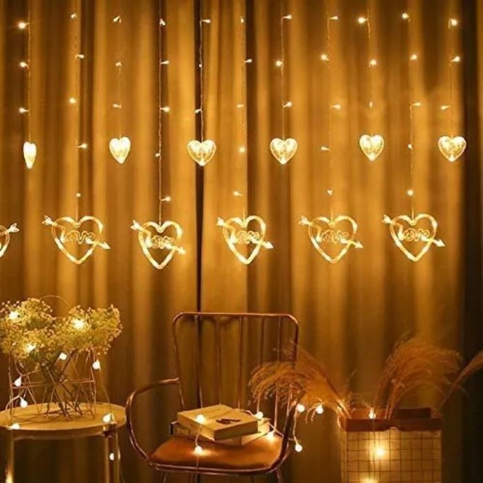 Heart Shaped LED Lights 3.5 M