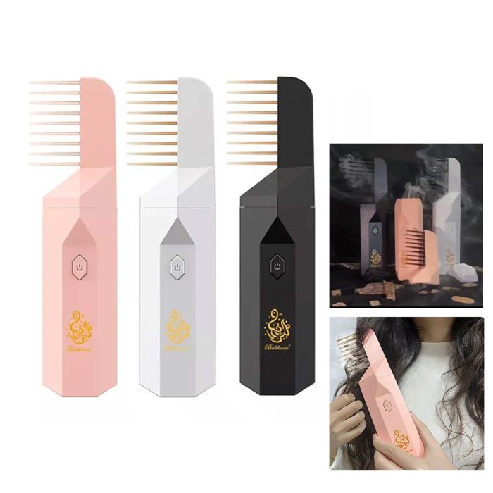 Portable 2 in 1 Women Hair Bukhoor Comb