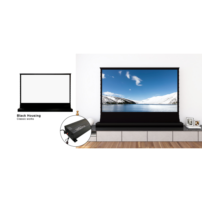 SMQ Electrical Pull Up Projector Screen 4K ( 100 Inch ) 250×175 CM