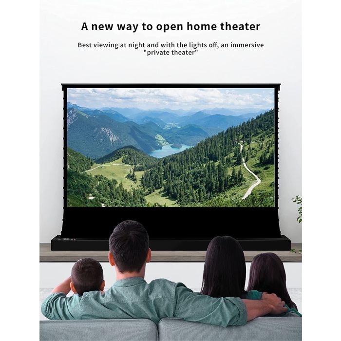 SMQ Electrical Pull Up Projector Screen 4K ( 100 Inch ) 250×175 CM