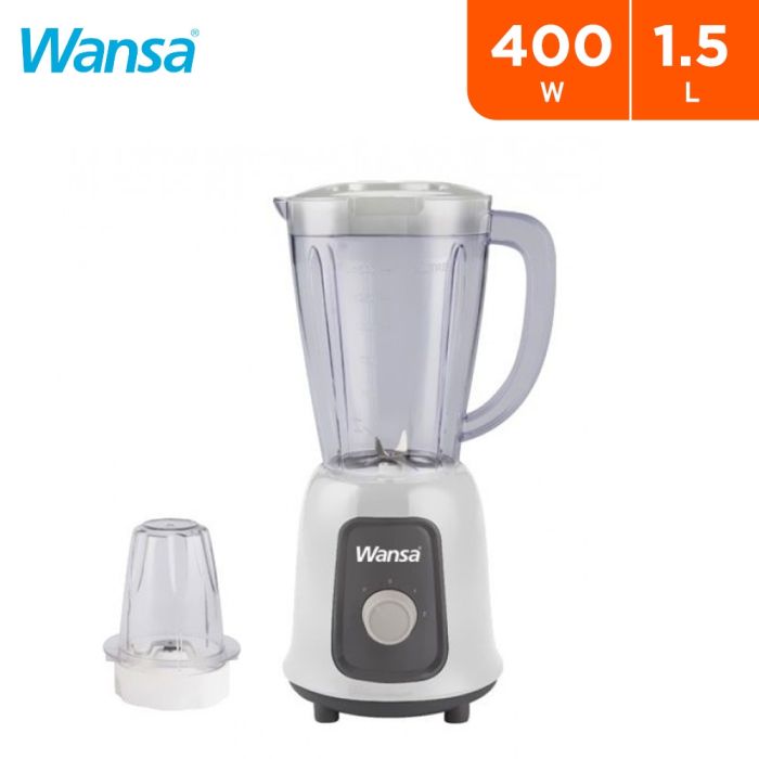 Wansa Blender 400W 1.5L – White