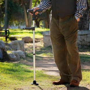 Extendable Walking Stick with LED, Alarm and Grabber Hannde by Innovagoods