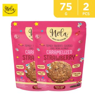 NOLA Caramelized Strawberry GLUTEN FREE Cookies 75g x 2