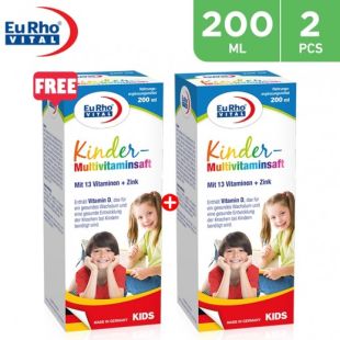 New Kinder Multi-Vitamin Syrup 200 ml 1 + 1 by EuRho Vital