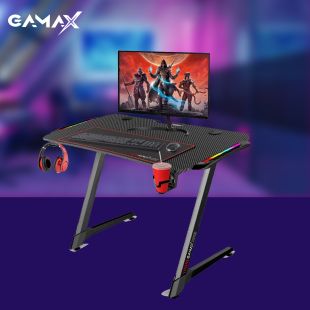 مكتب ألعاب مع اضاءة RGB قياس 100×60×75 سم من Gamax