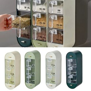 Wall Mounted Spice Rack- Assorted Color